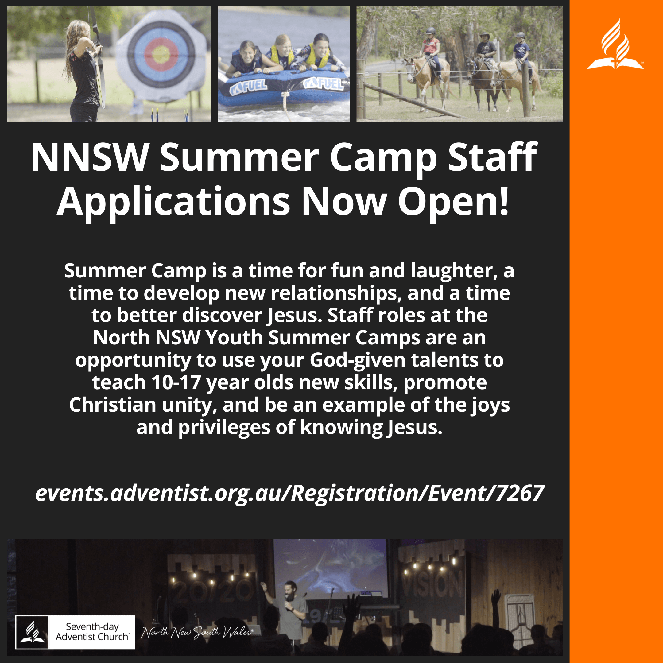 Summer Camp Staff Applications - Seventh-day Adventist Church NNSW ...