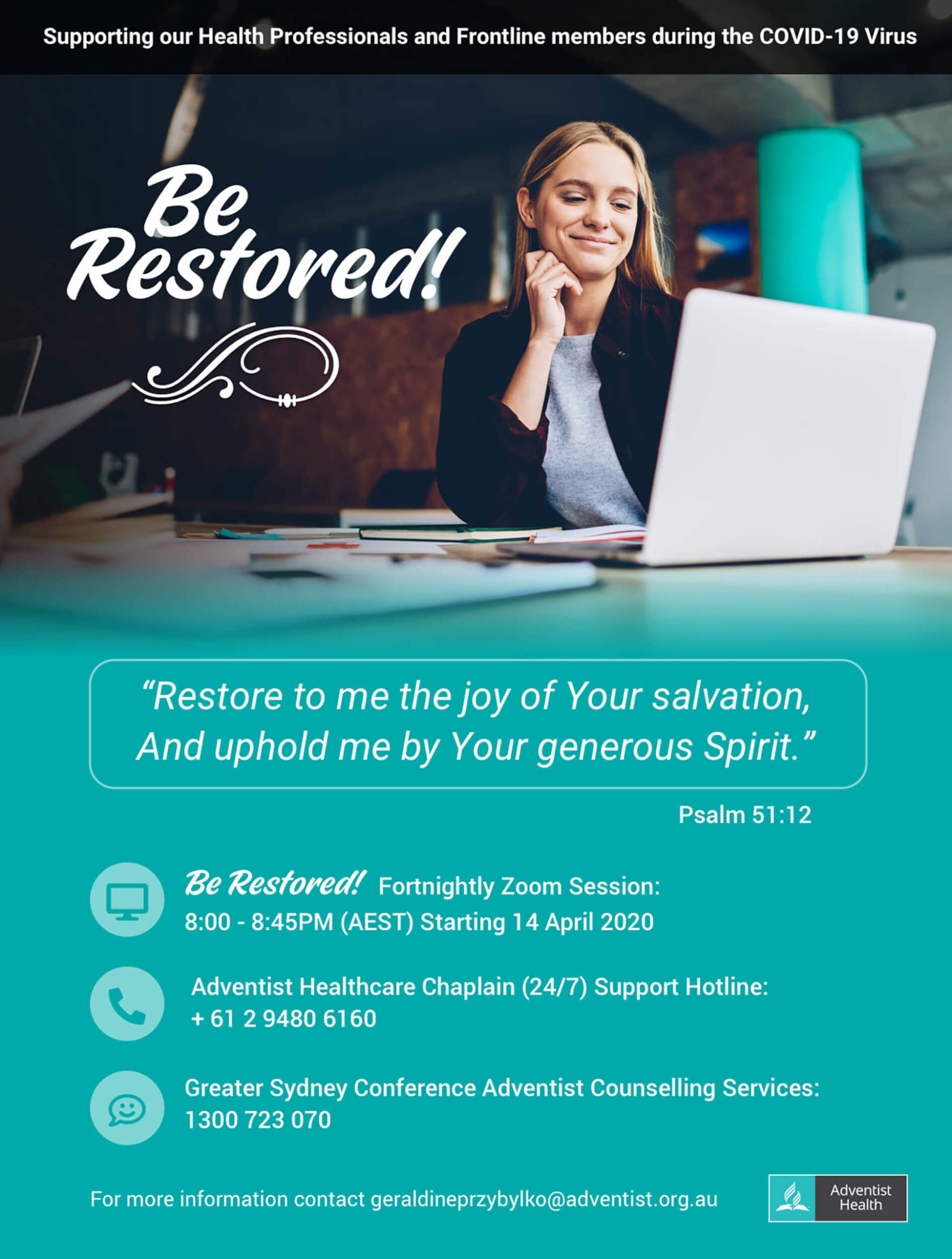 Be Restored! - Seventh-day Adventist Church NNSW Conference